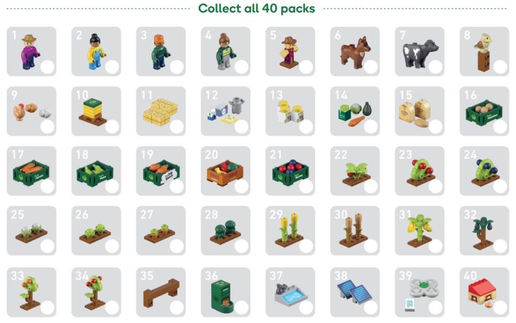 Woolworths Farm Bricks 2023 List & Bonus Pack Guide